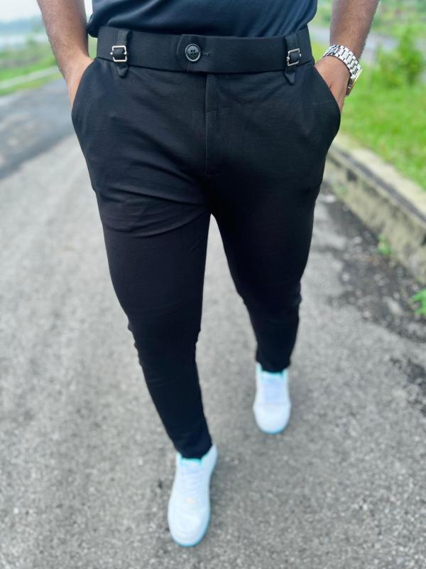 Front Belt Formal Joggers
