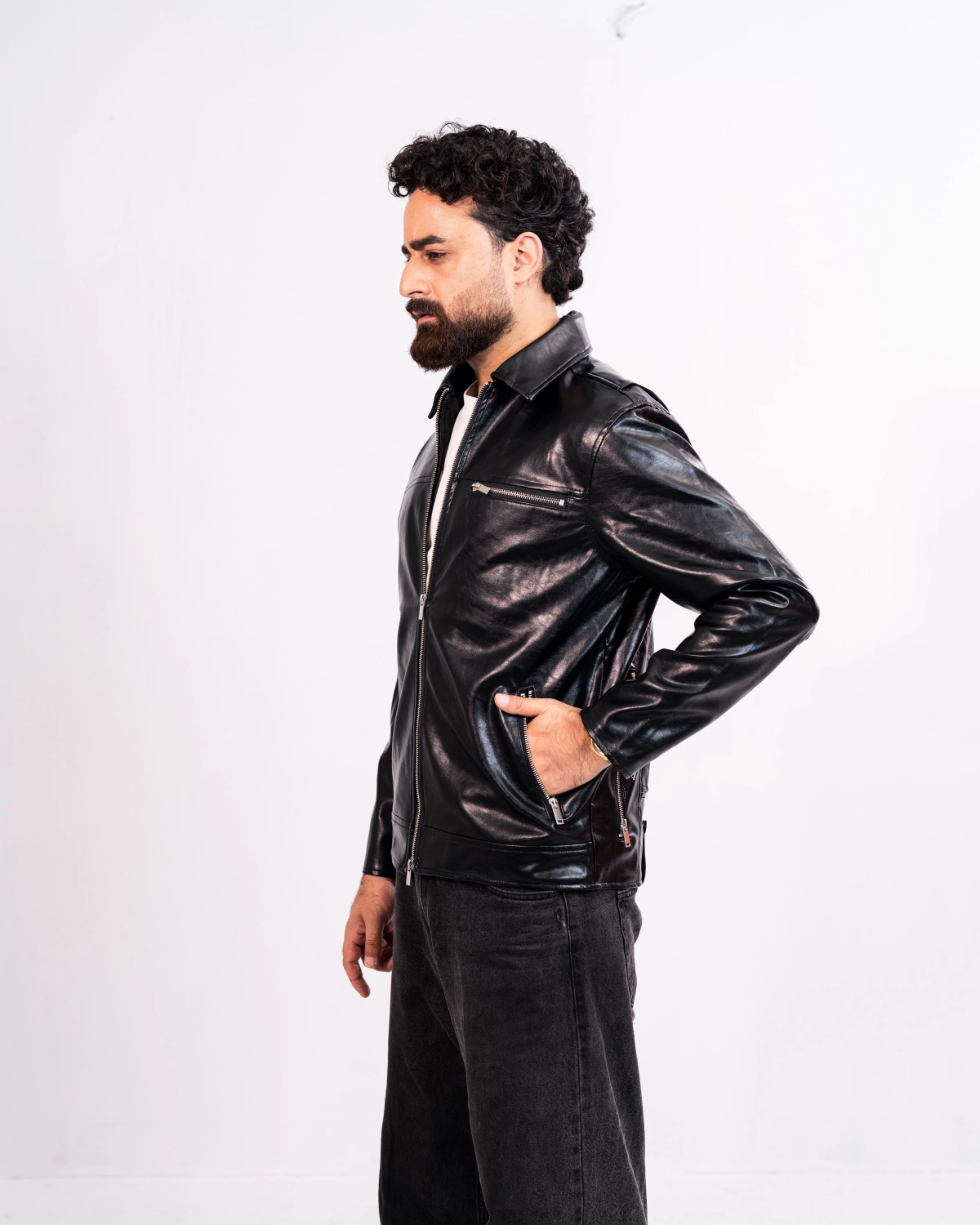 ARZAAL'S THE RICH BLACK LEATHER JACKET ST2 || Arzaals
