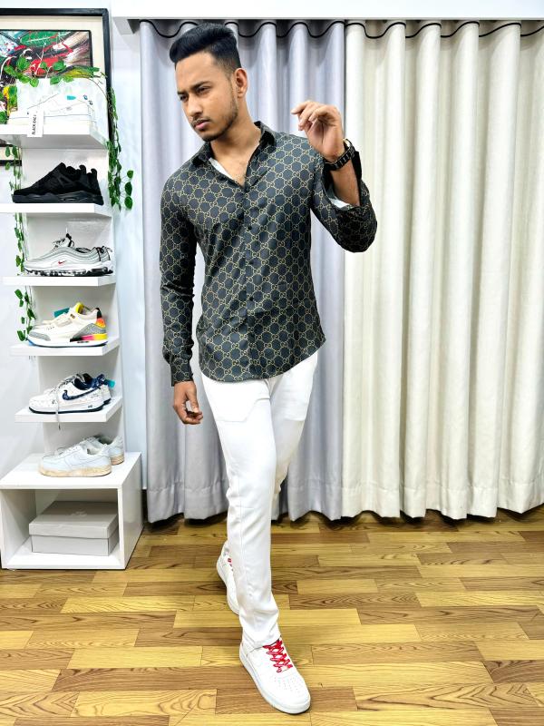 Black Gucci Thai Shirt 02 || Black Race